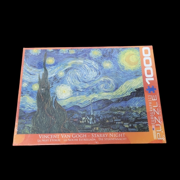 Eurographics | Games | Nwt 00 Pieces Van Gogh Painting Starry Night ...
